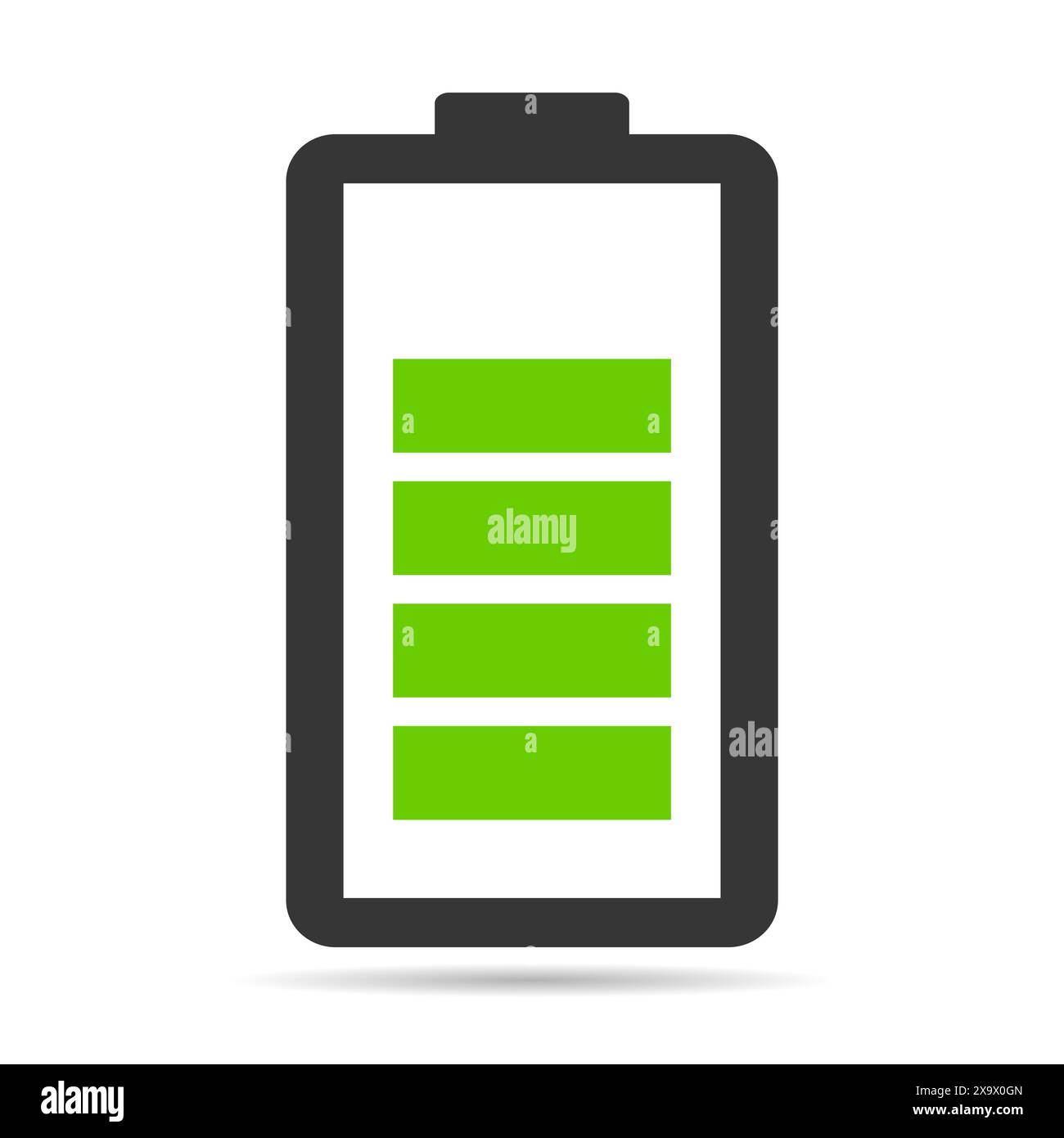 Power technology shadow icon, battery web shape design, energy level ...