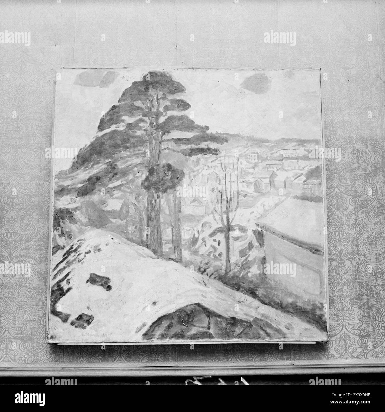 Current 10- 1945: The Munch exhibition in the Nasjoalgalleriet. The ...