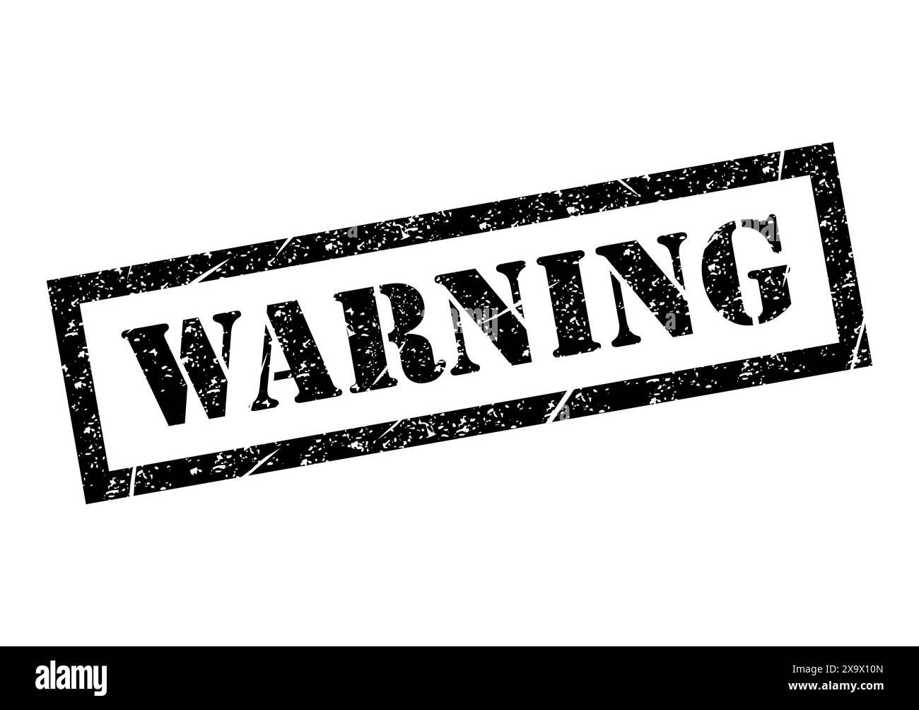 Warning stamp symbol, label sticker sign button, text banner vector ...