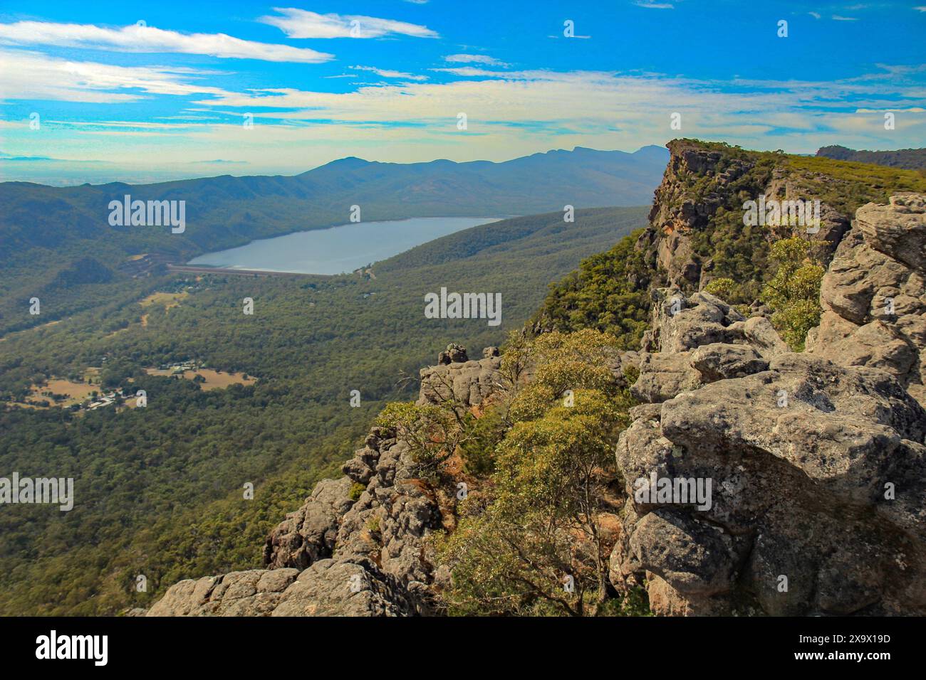 The Pinnacle, famous point within the Victoria, Grampians National Park ...