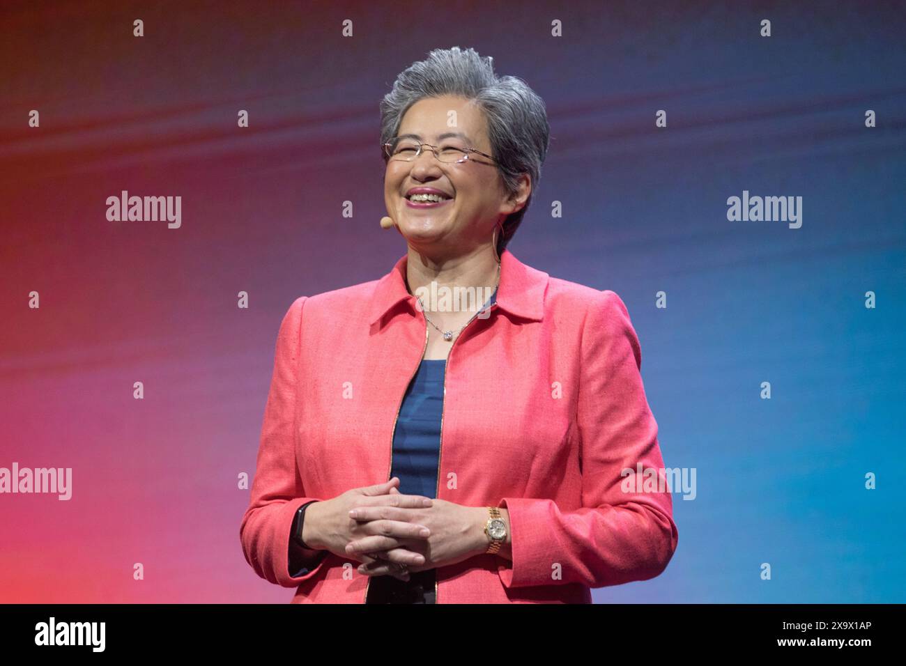 AMD chairman and CEO Lisa Su delivers the first AI keynote speech in ...