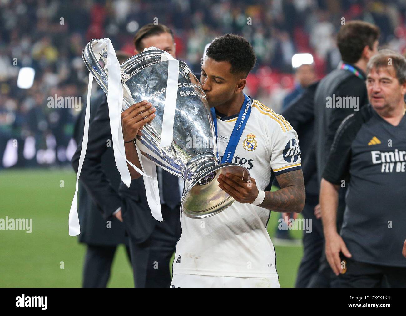 London, UK. 01st June, 2024. Real Madrid forward Rodrygo (11 ...