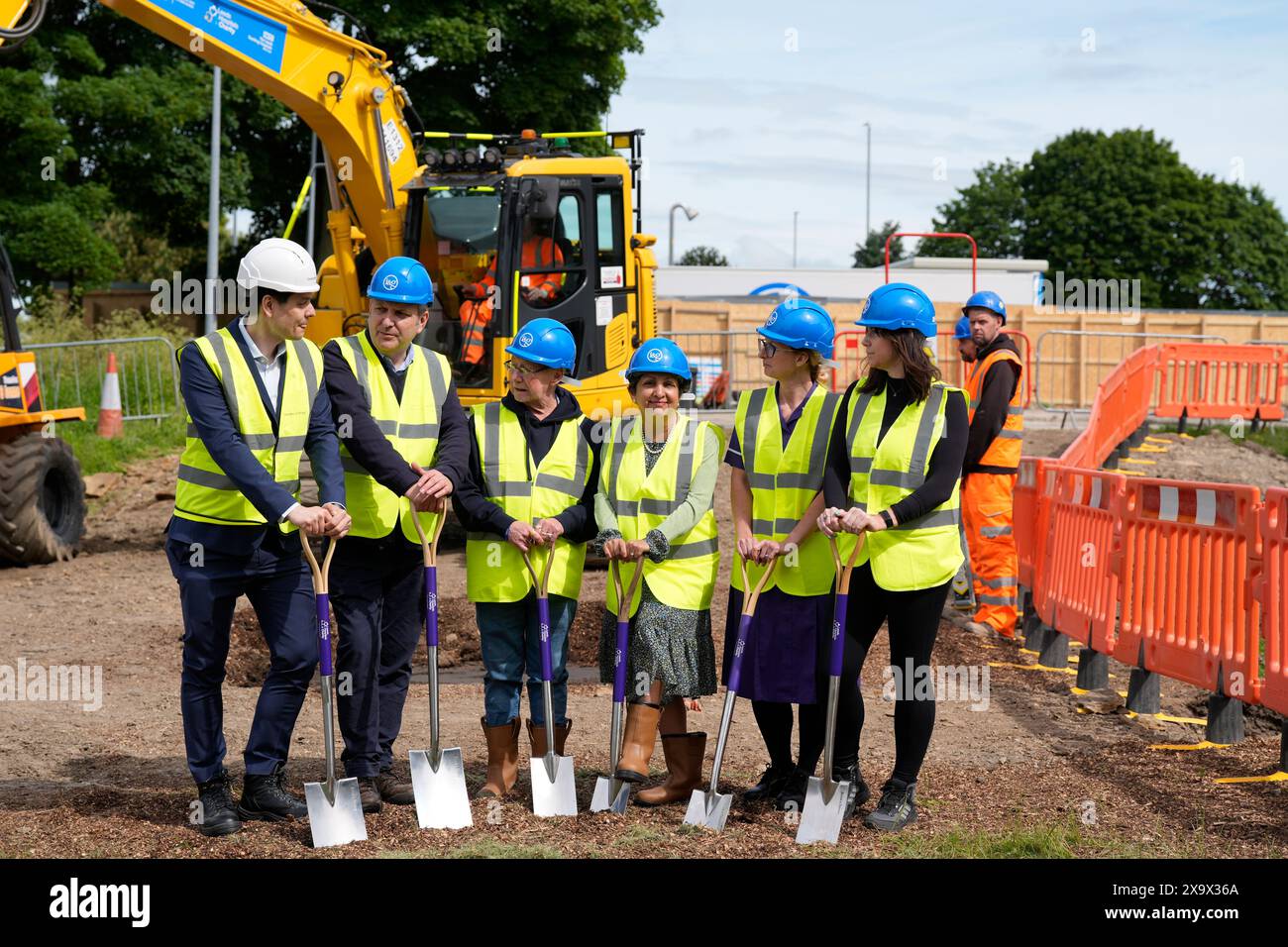 (left to right) Lead architect Toby Ingle, director of fundraising ...