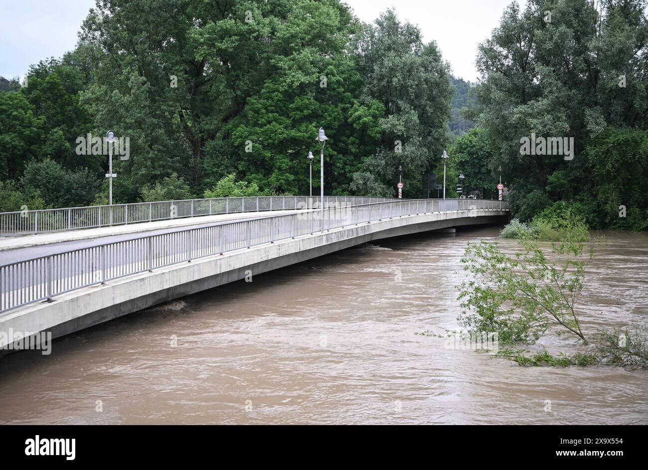 Rottenburg Kreis Tuebingen 03.06.2024 Neckarbruecke / Wachendorfer ...