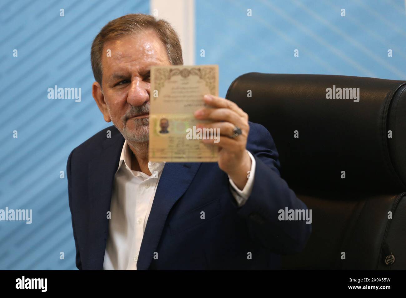 Tehran, Iran. 3rd June, 2024. Iranian former vice-president ESHAQ ...