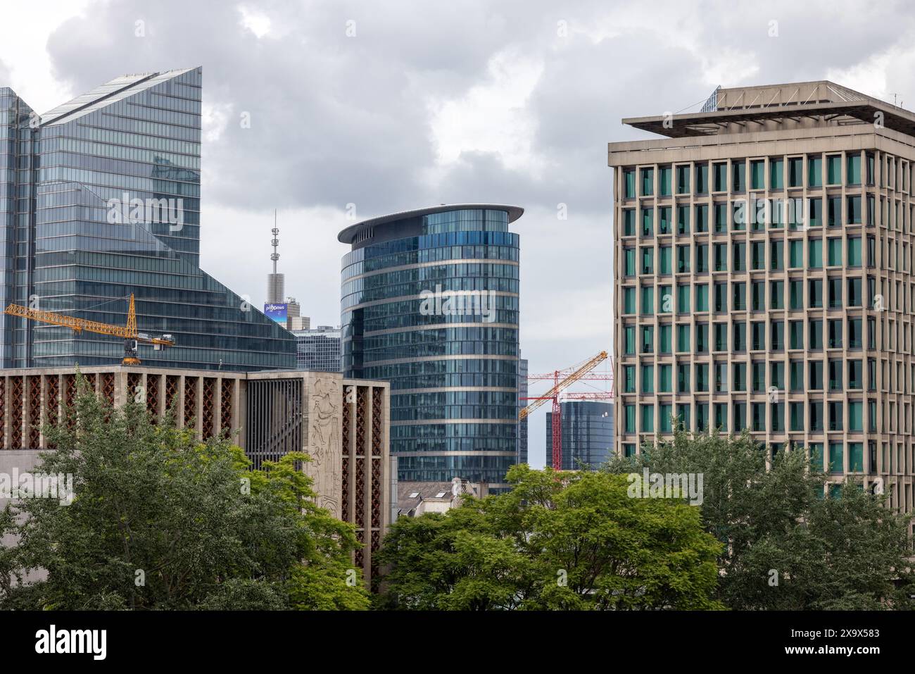 Modern buildings in Brussels, the Belgian capital Stock Photo - Alamy