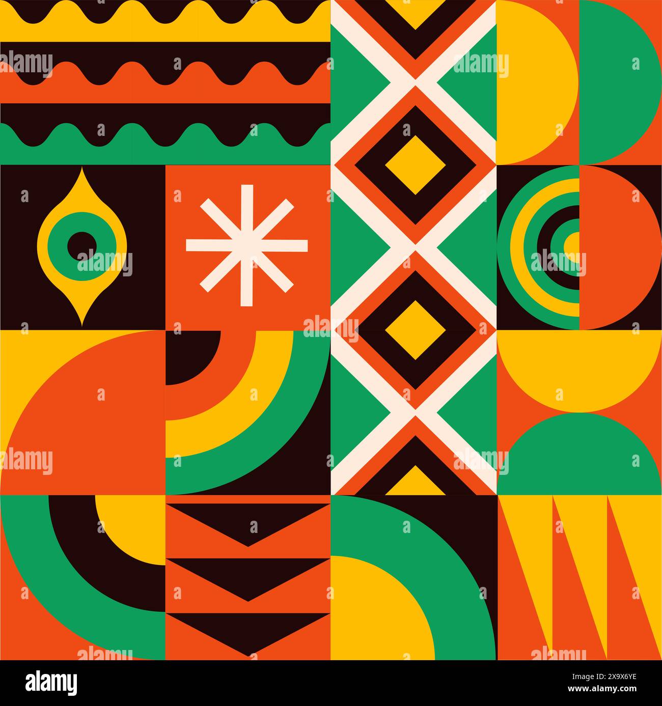 African pattern, Black History Month background, banner, poster and ...
