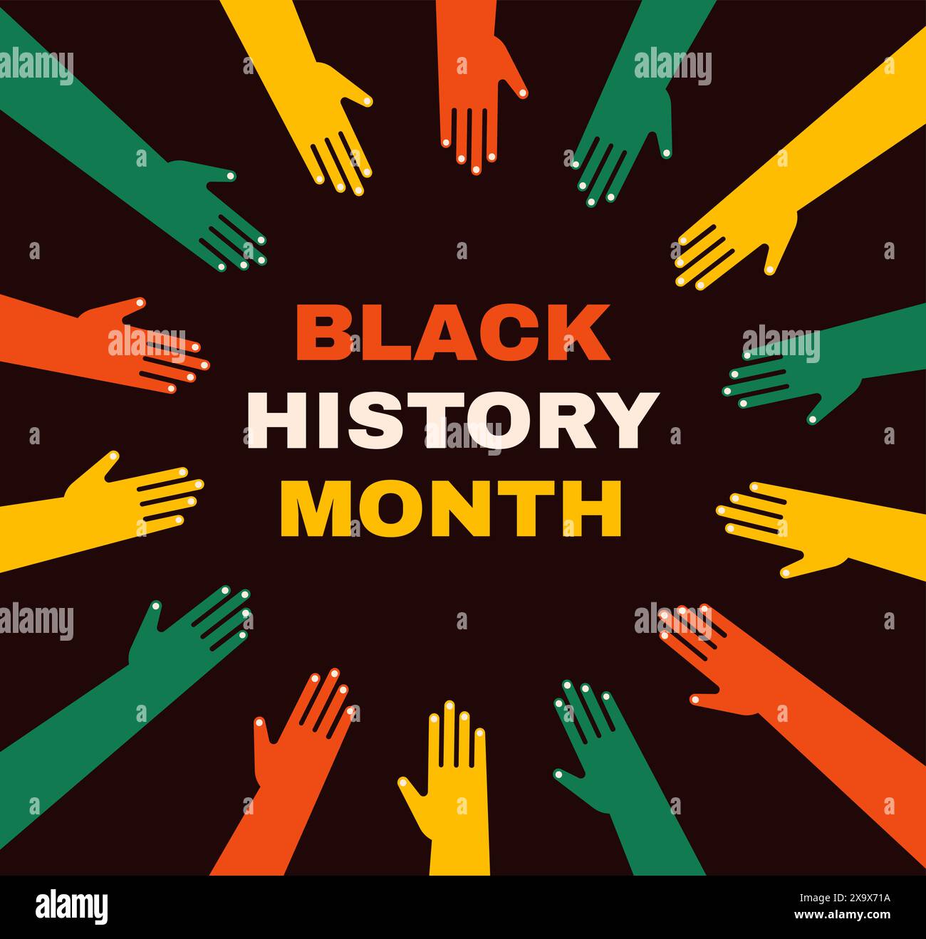 Black History Month background, banner, poster and template design ...