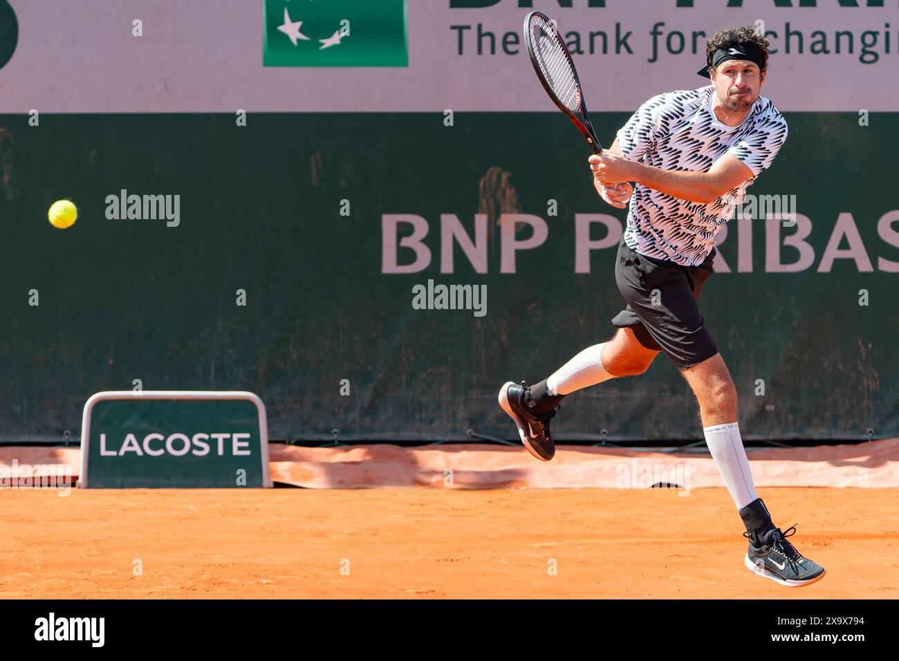 PARIS, FRANCE - JUNE 3: Robin Haase of the Netherlands during Day 9 of ...