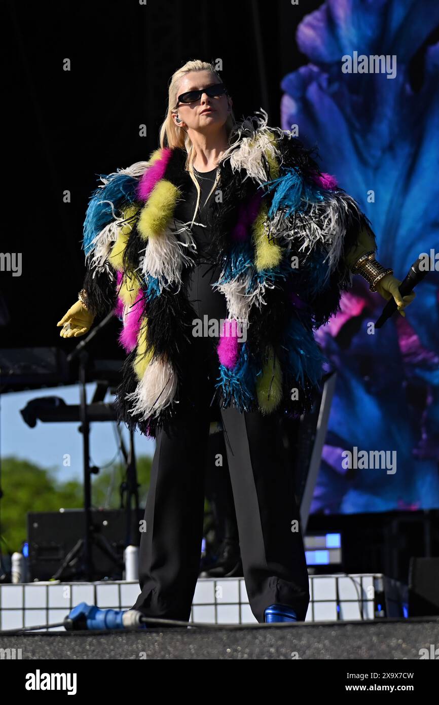 Brockwell Park, London, UK. 2nd June, 2024. Alison Goldfrapp performs ...