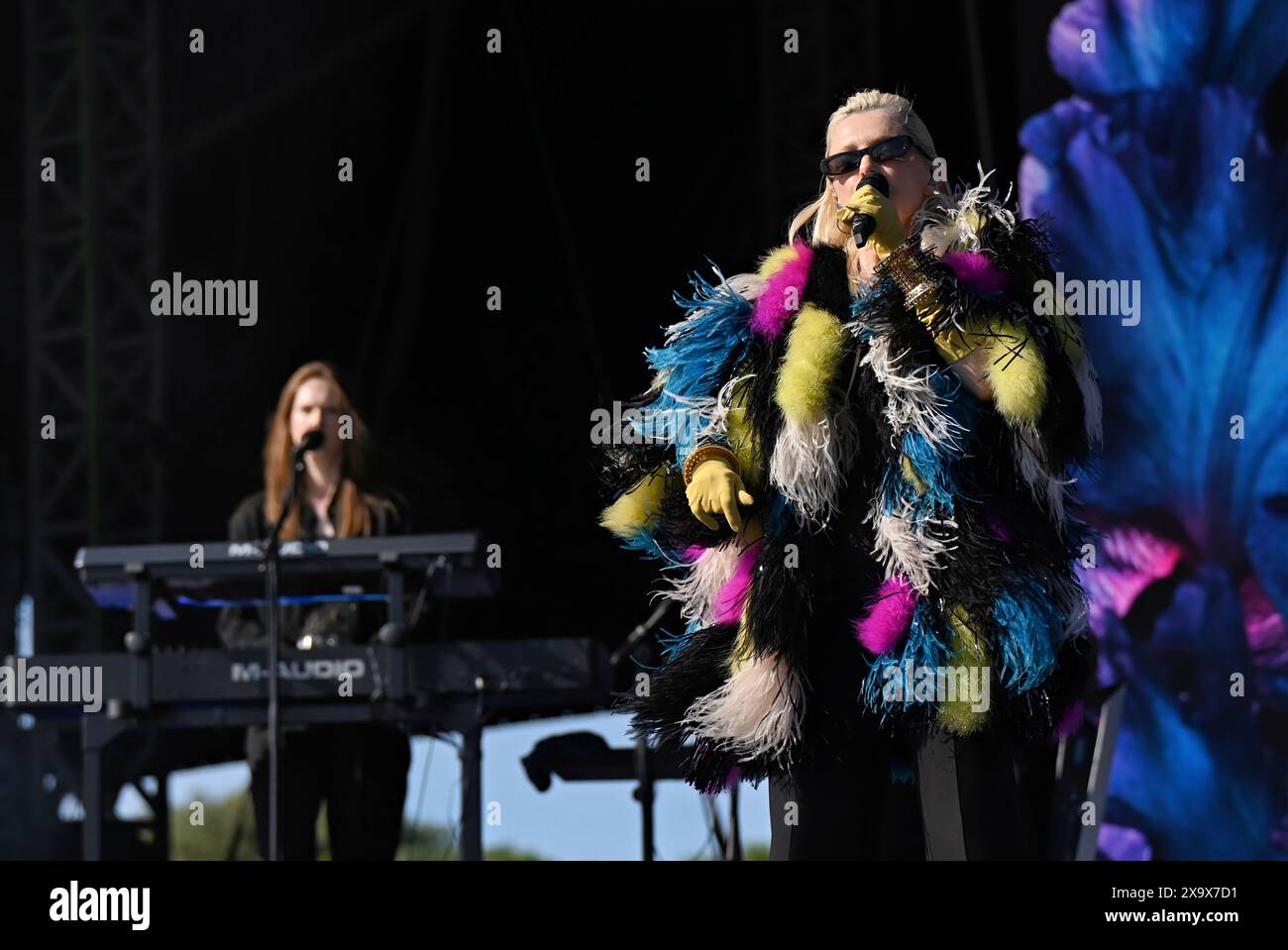 Brockwell Park, London, UK. 2nd June, 2024. Alison Goldfrapp performs ...
