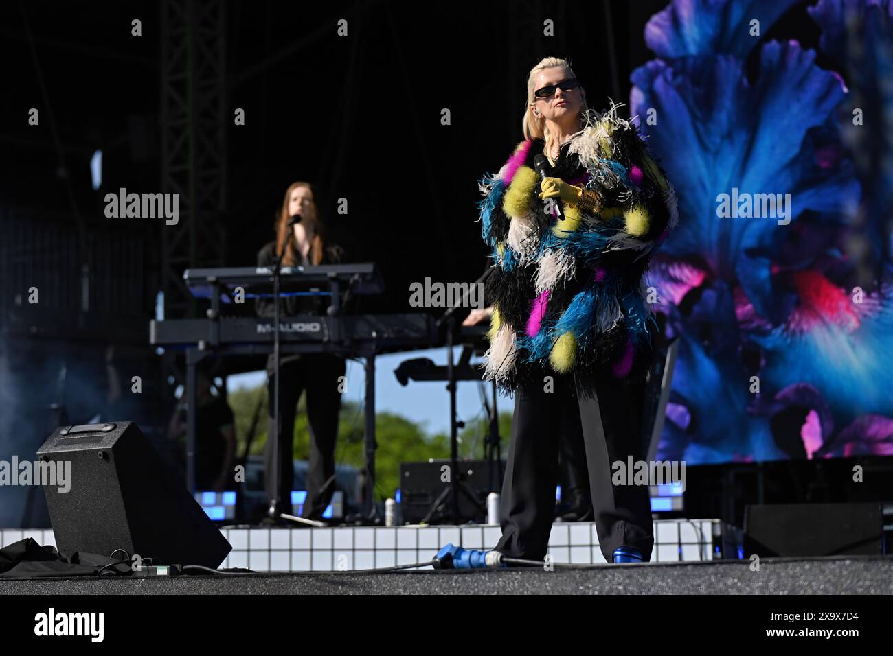 Brockwell Park, London, UK. 2nd June, 2024. Alison Goldfrapp performs ...