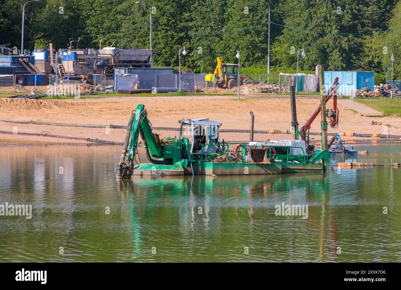 Operation of equipment on the water Stock Photo - Alamy