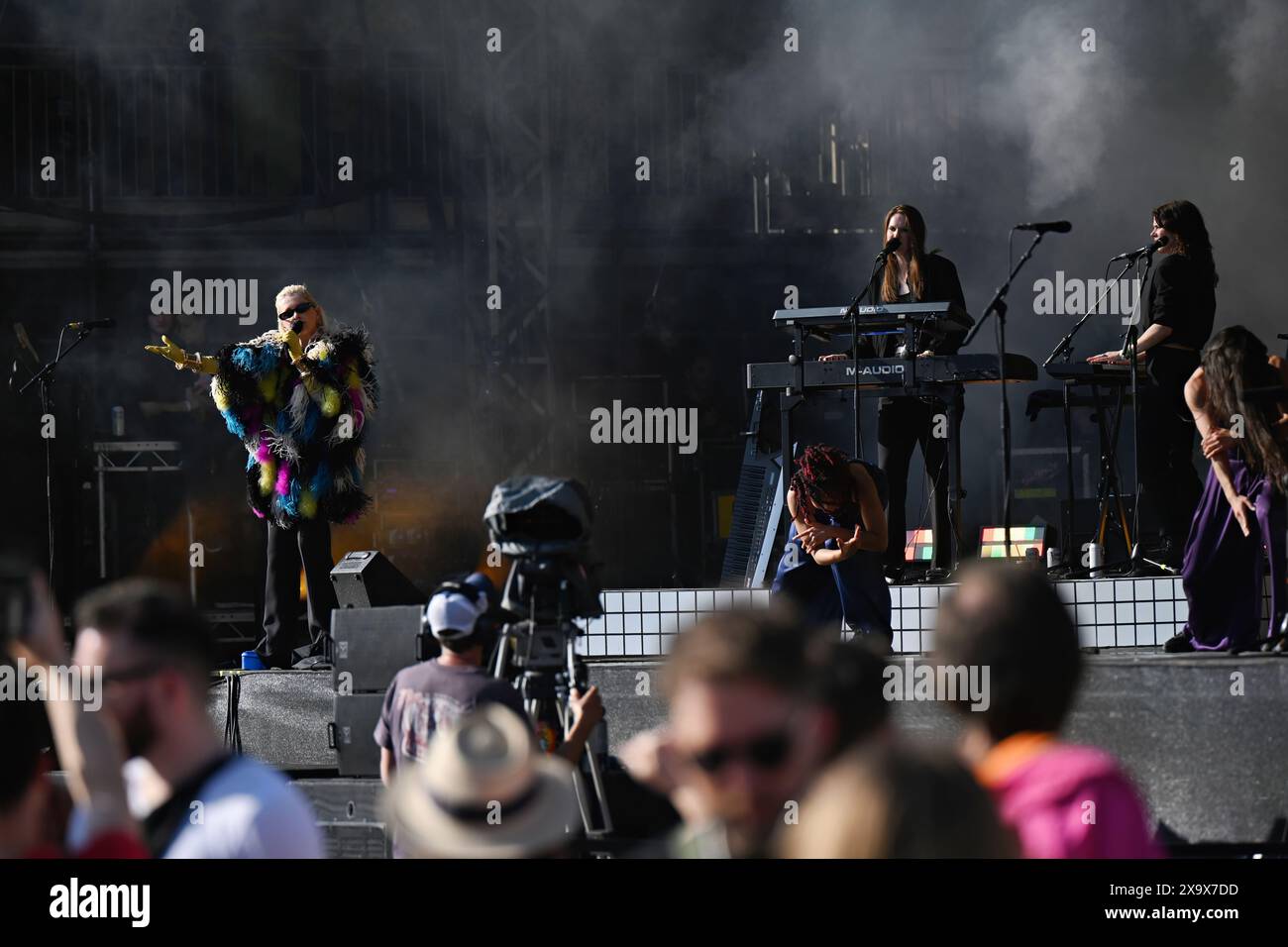 Brockwell Park, London, UK. 2nd June, 2024. Alison Goldfrapp performs ...