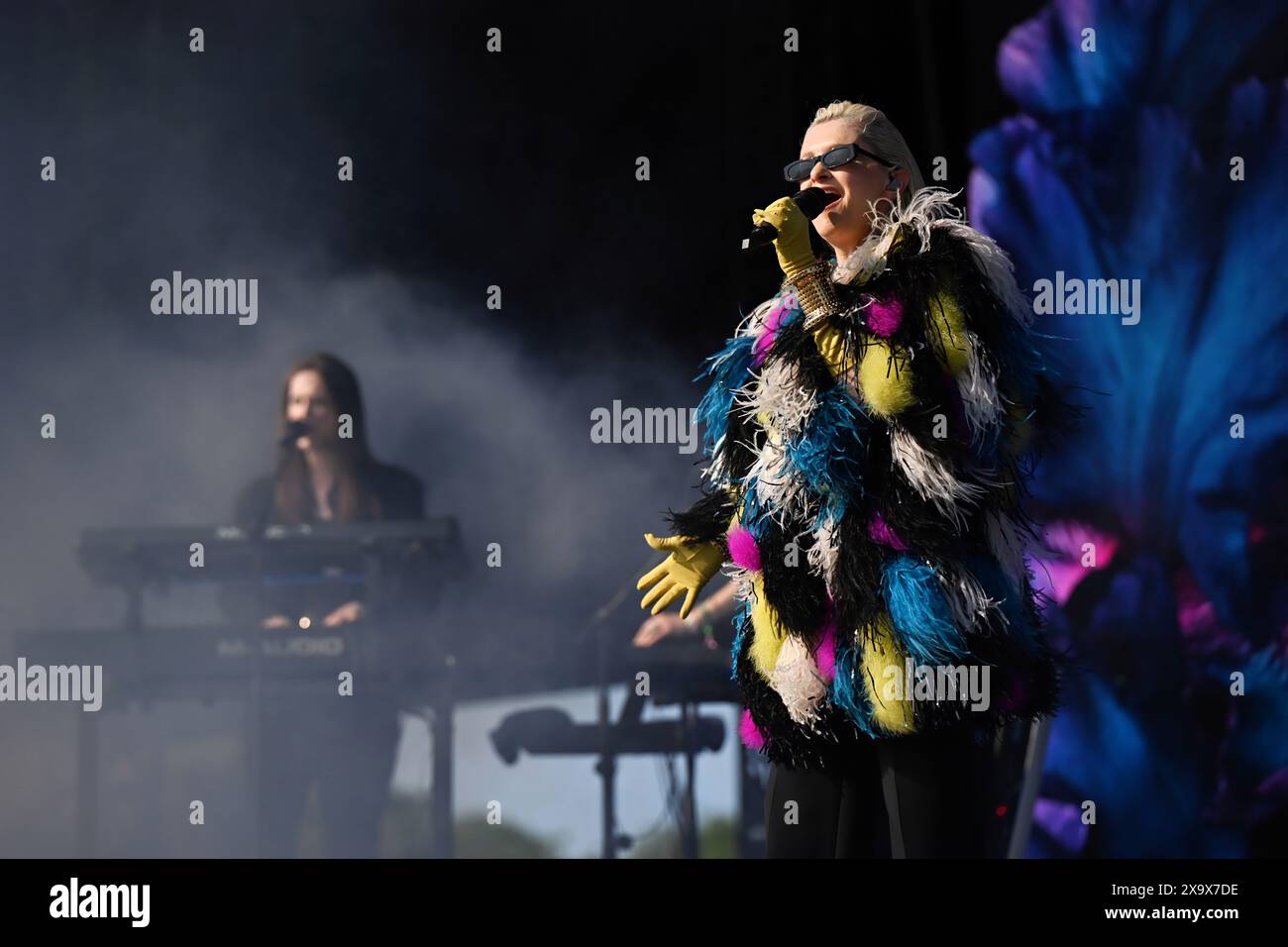 Brockwell Park, London, UK. 2nd June, 2024. Alison Goldfrapp performs ...