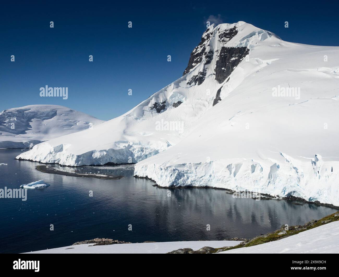 Buache Peak from Palaver Point, Two Hummock Island, Antarctica Stock ...