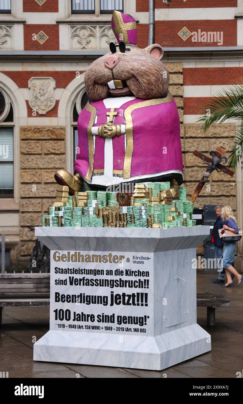 Protest beim Katholikentag 01.06.2024, Erfurt, Protest auf dem Anger am ...