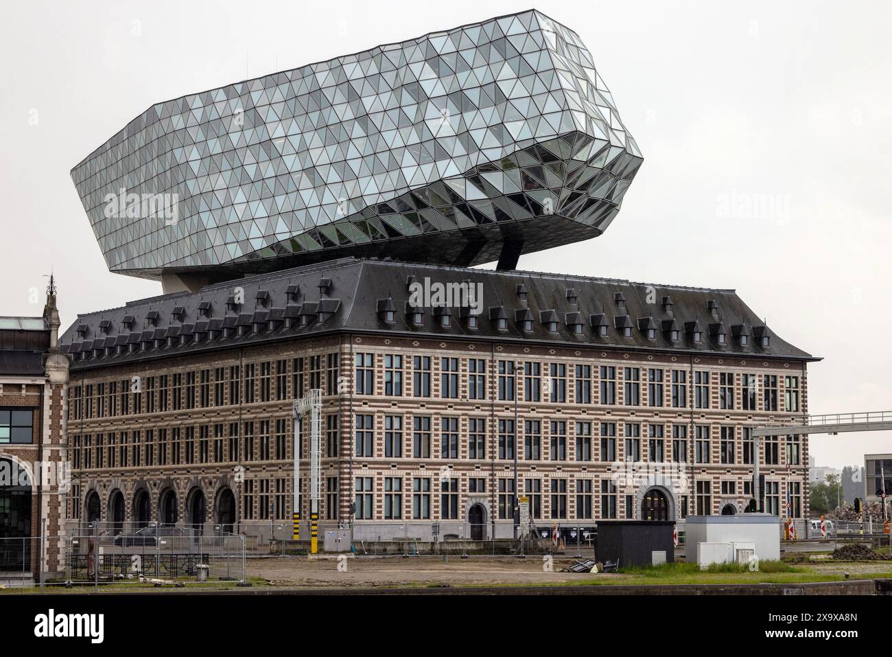 The Port Authority Building in Antwerp, Flanders, Belgium Stock Photo ...