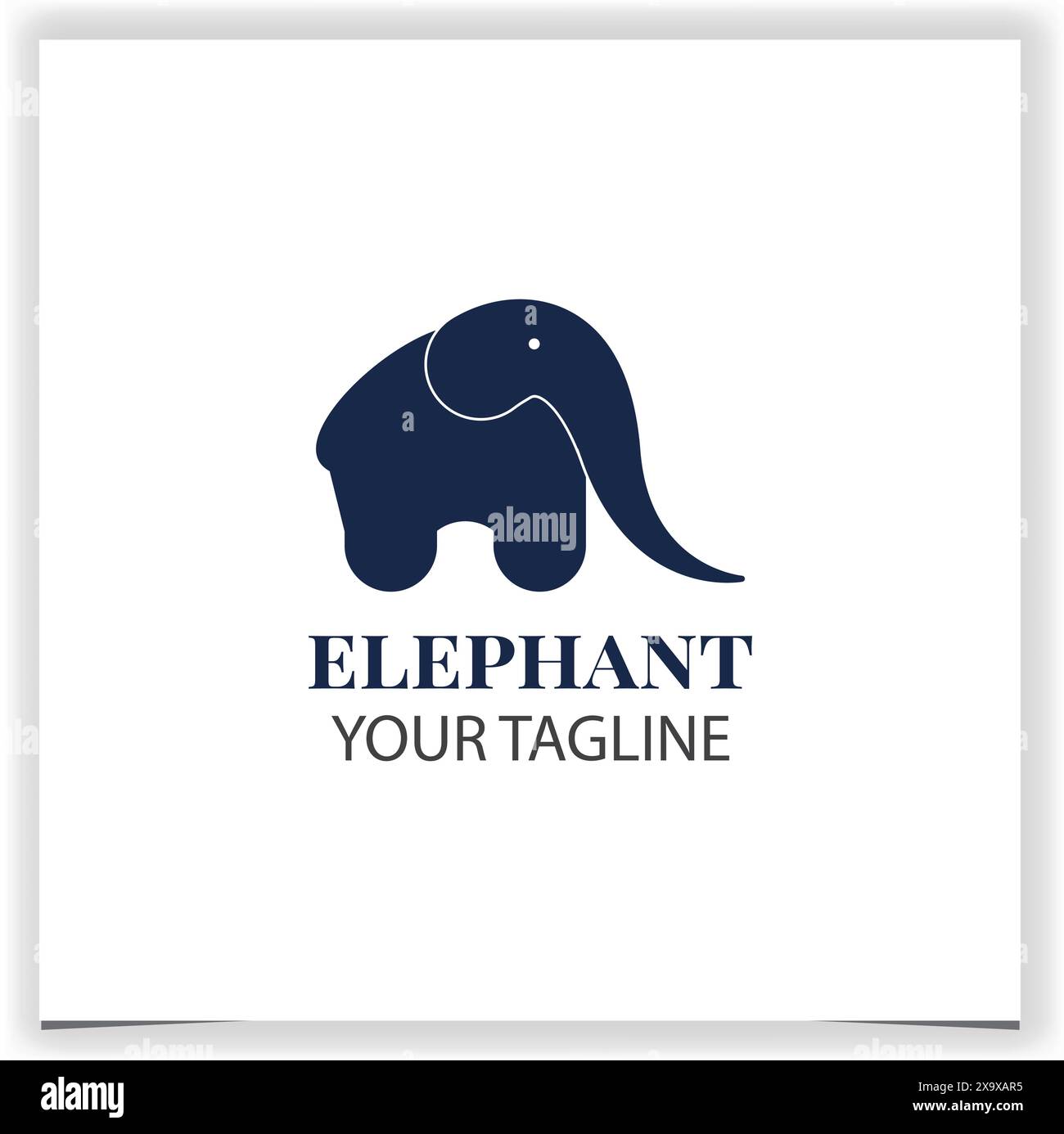 Vector elephant logo design template Stock Vector Image & Art - Alamy