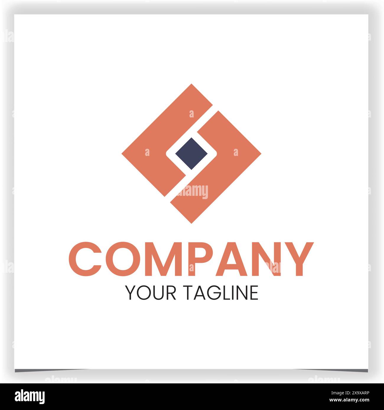 Vector squares logo design template Stock Vector Image & Art - Alamy