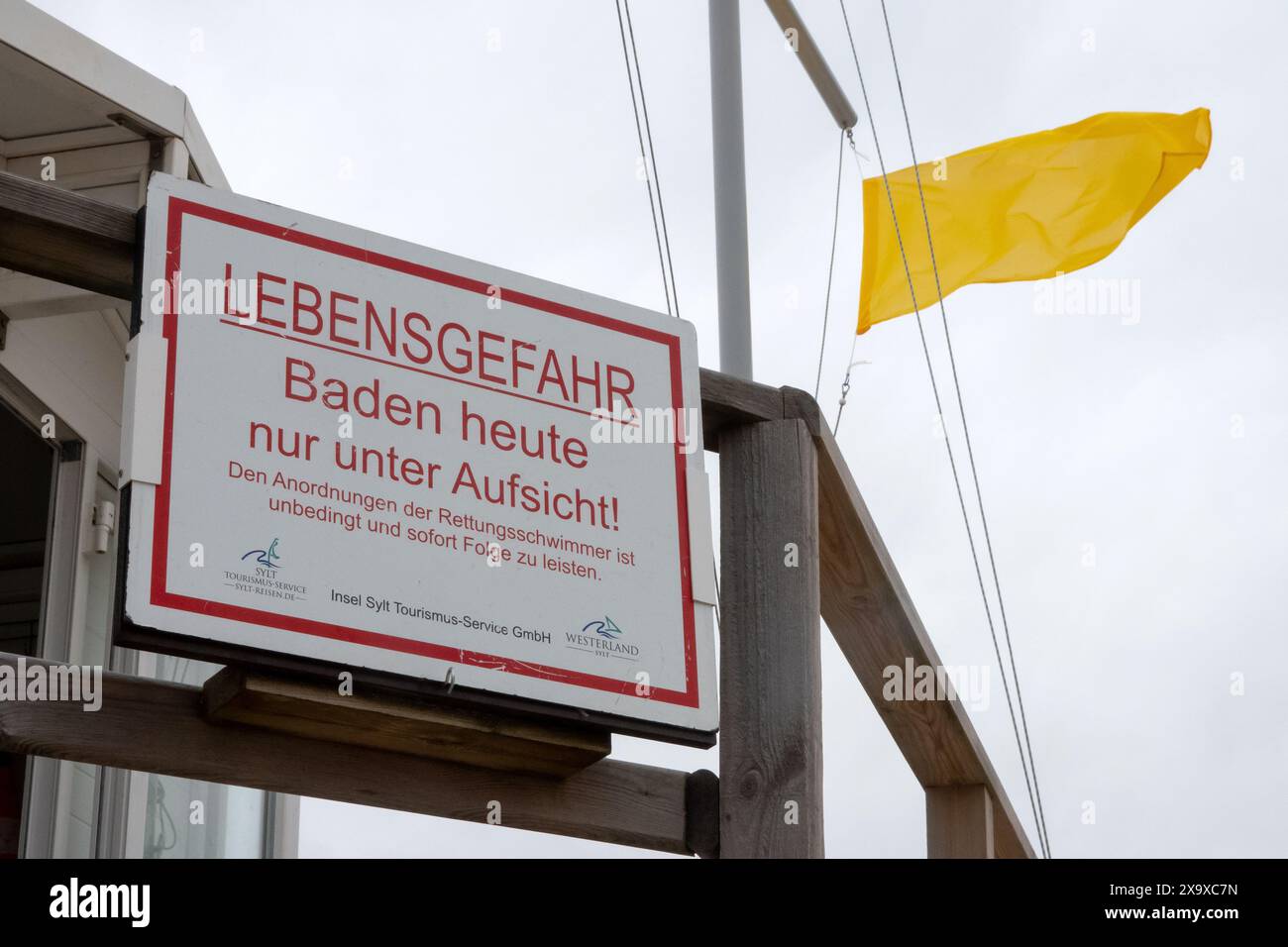 03 June 2024, Schleswig-Holstein, Westerland (sylt): Cloudy skies and ...