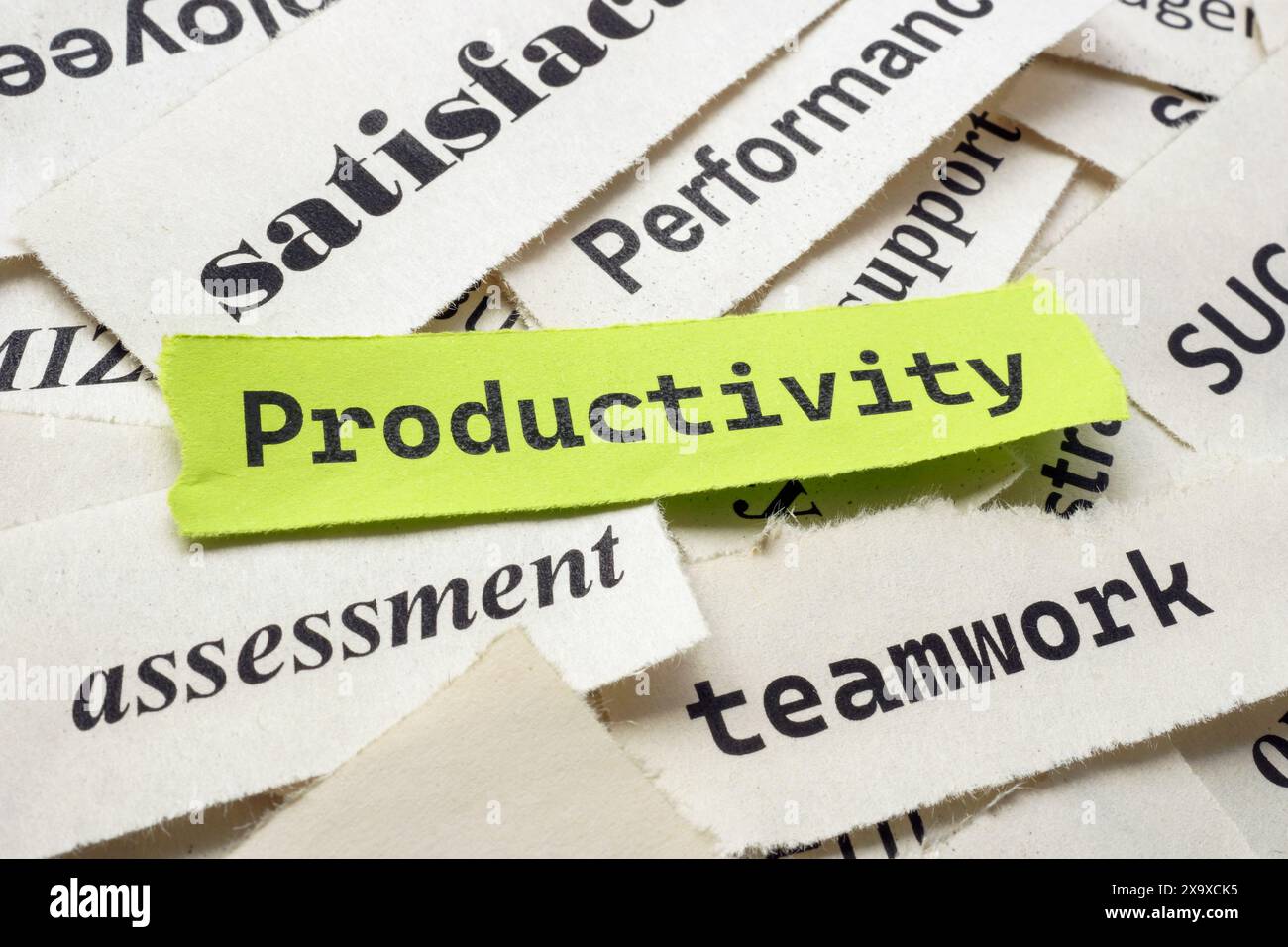 Productivity word hi-res stock photography and images - Alamy
