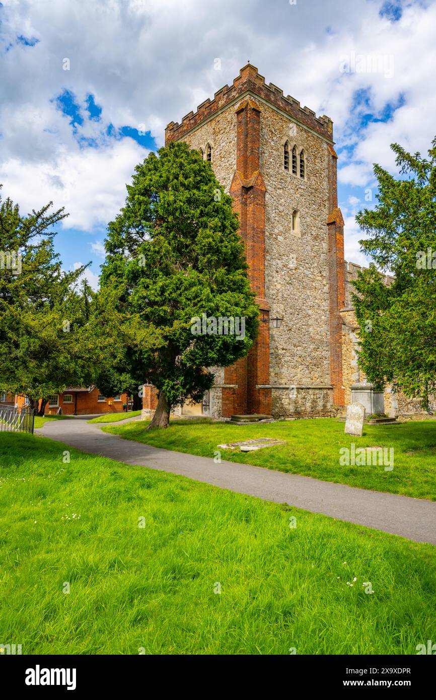 All Saints the parish Church in Writtle, Essex Stock Photo - Alamy