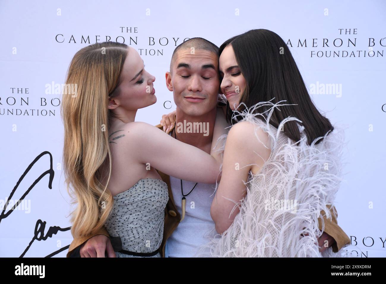 Los Angeles, California, USA 2nd June 2024 Actress Dove Cameron, Actor Booboo Stewart and Singer ...