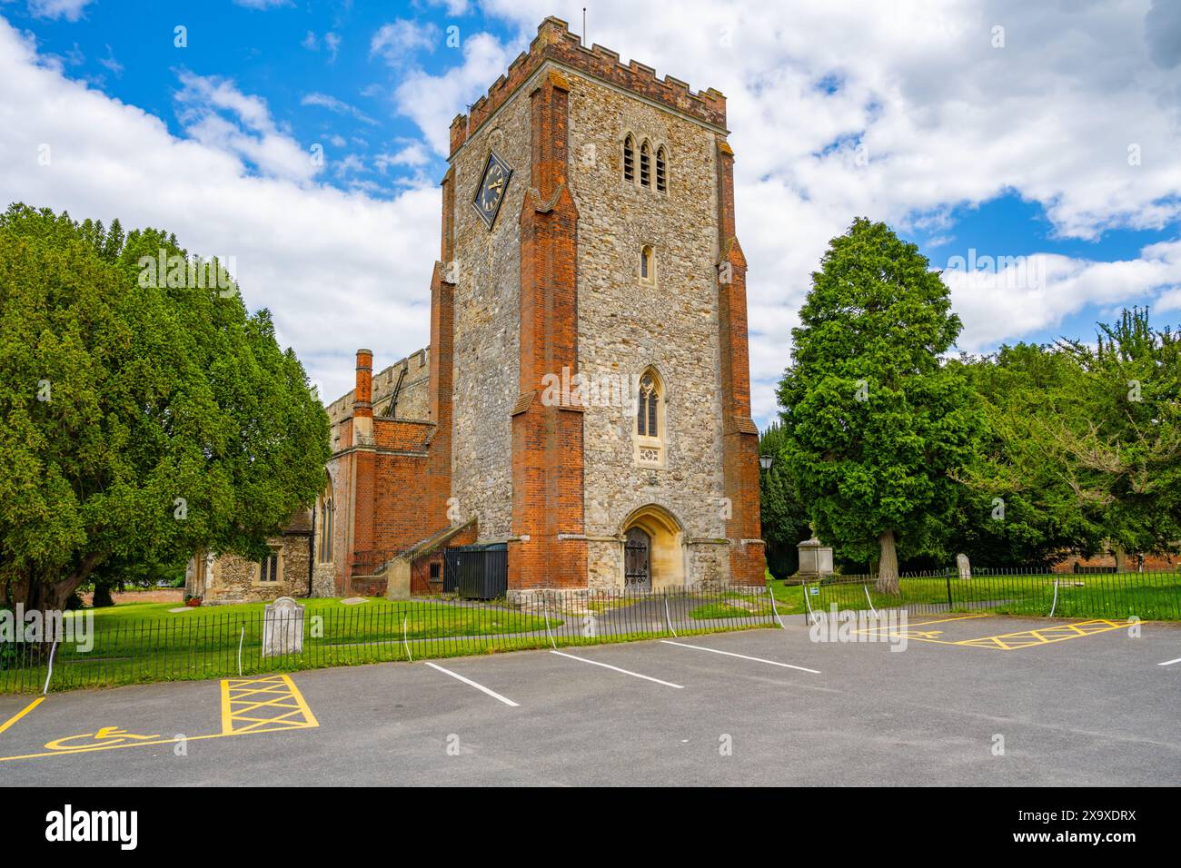 All Saints the parish Church in Writtle, Essex Stock Photo - Alamy