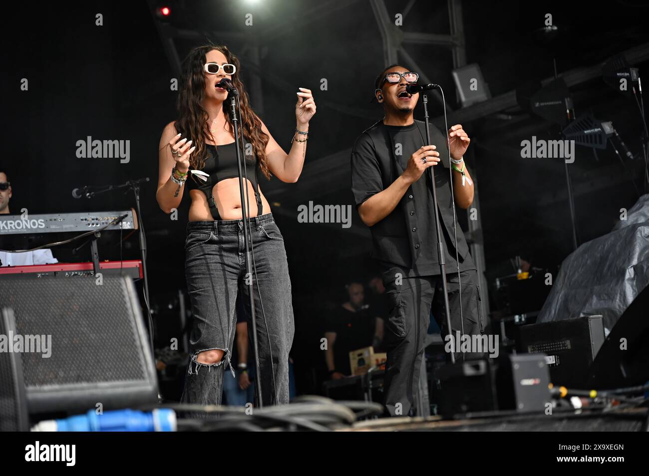 Brockwell Park, London, UK. 2nd June, 2024. Shaznay Lewis performs at ...