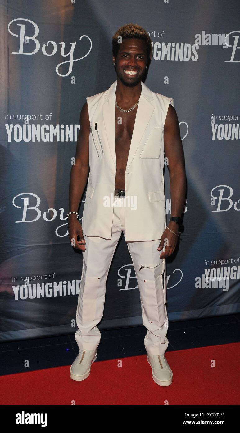 London, UK. 2nd June, 2024. Kayode Damali at the "Boy" film premiere ...