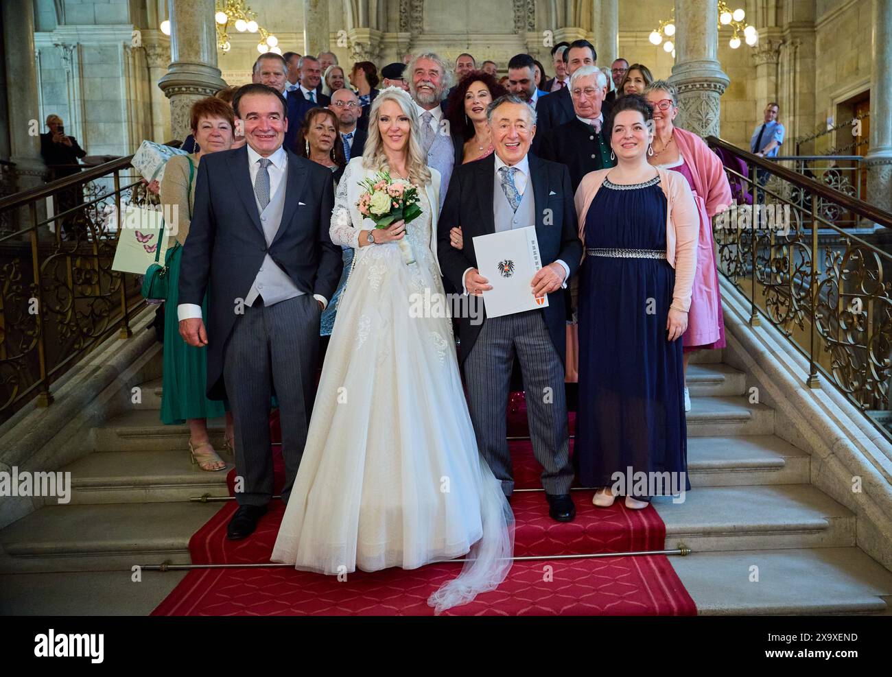 Vienna, Austria. 01st June, 2024. Richard Lugner marries for the 6th ...
