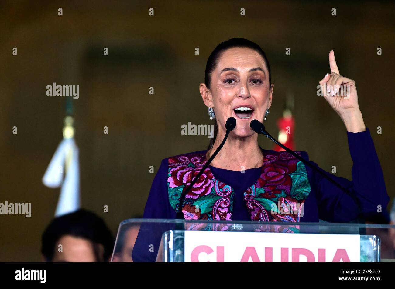 Claudia sheinbaum, victory 2024 hi-res stock photography and images - Alamy