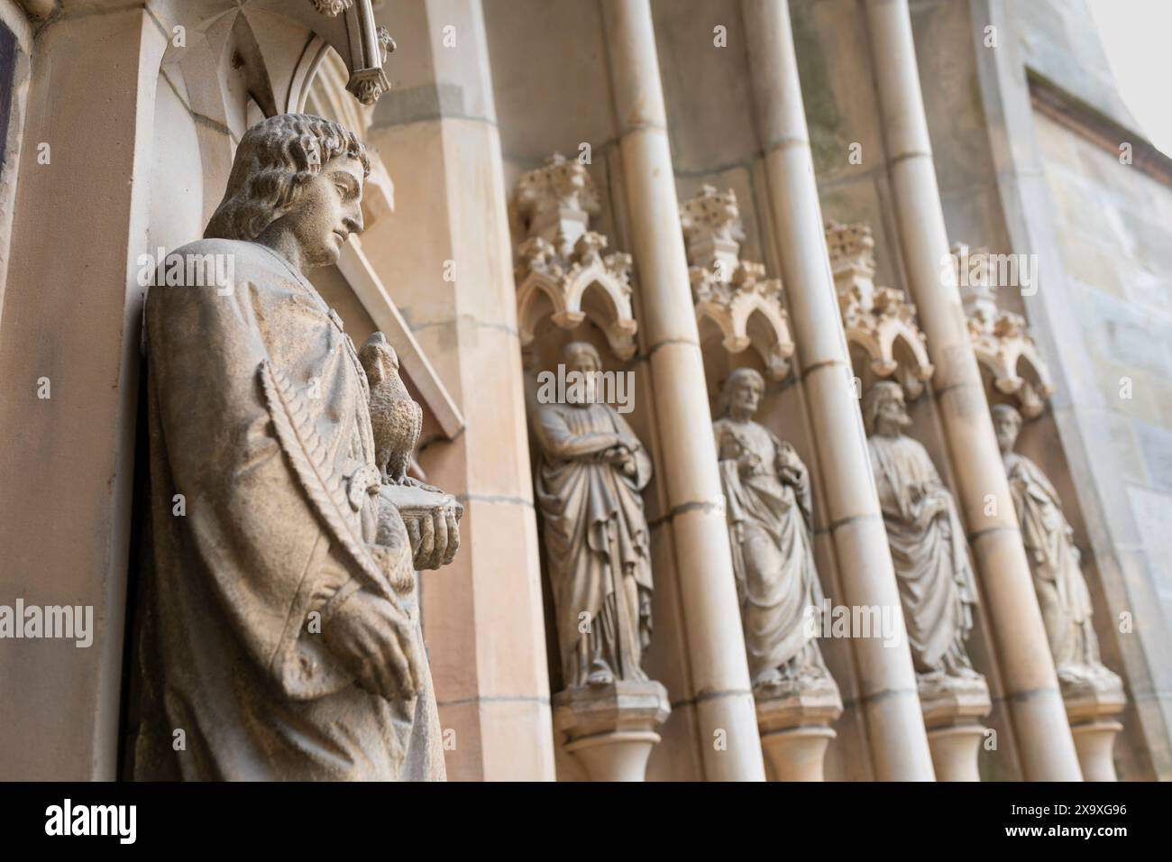 Religious sculptures at the church of Meppen Germany Stock Photo - Alamy