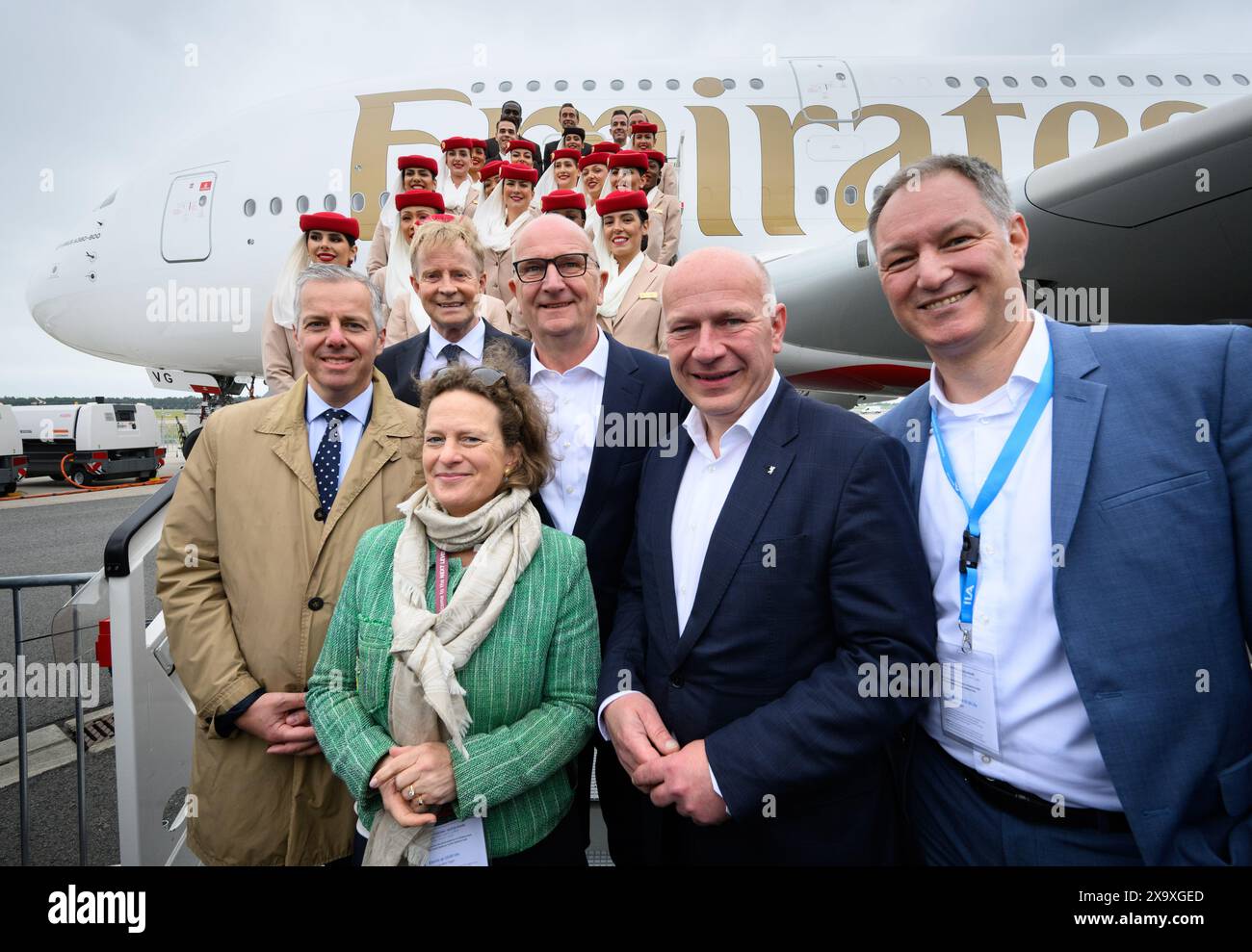 03 June 2024, Brandenburg, Schönefeld: Martin Kroell (l-r), SME ...