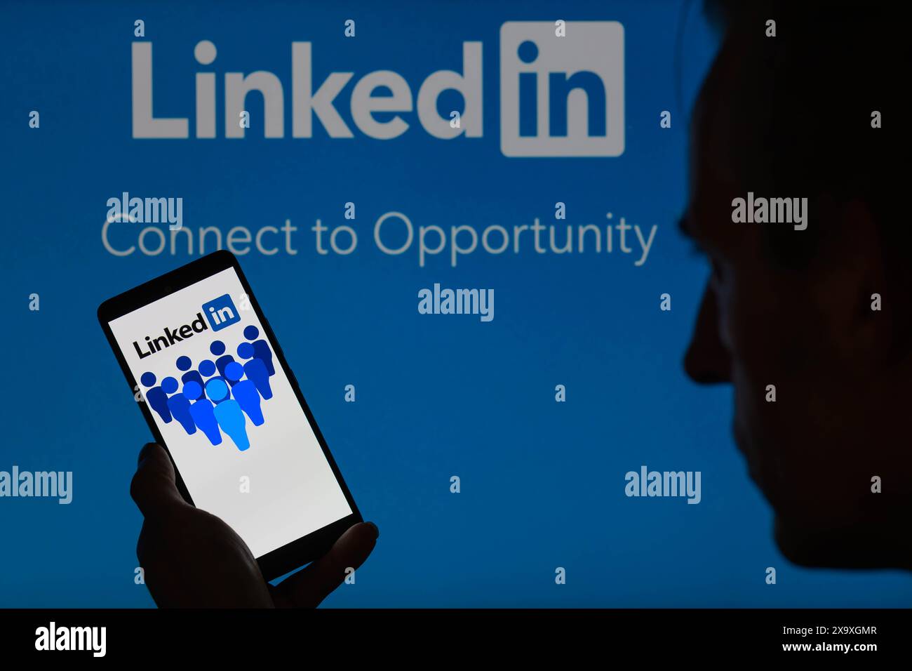 Brussels, Belgium. 03rd June, 2024. LinkedIn logo is being displayed on ...