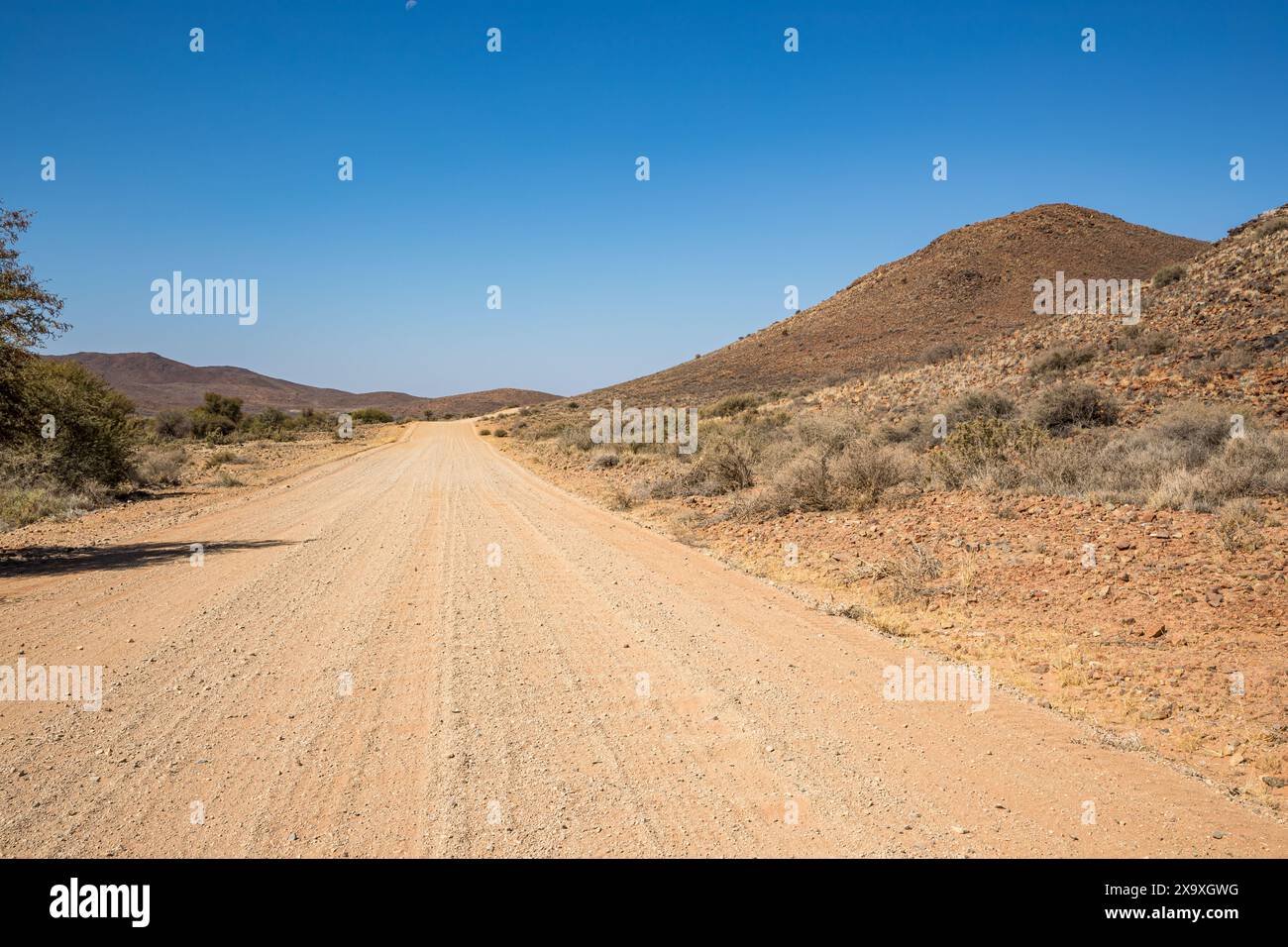 Namibia, Karas Region, Fish River Canyon, Dirt road to Bethanie Stock ...