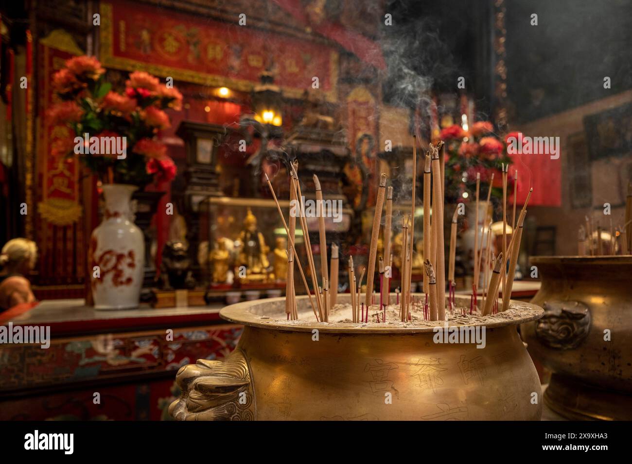 Snake Temple in Penang in Malaysia Stock Photo - Alamy