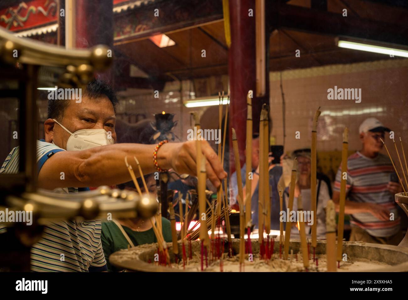 Snake Temple in Penang in Malaysia Stock Photo - Alamy