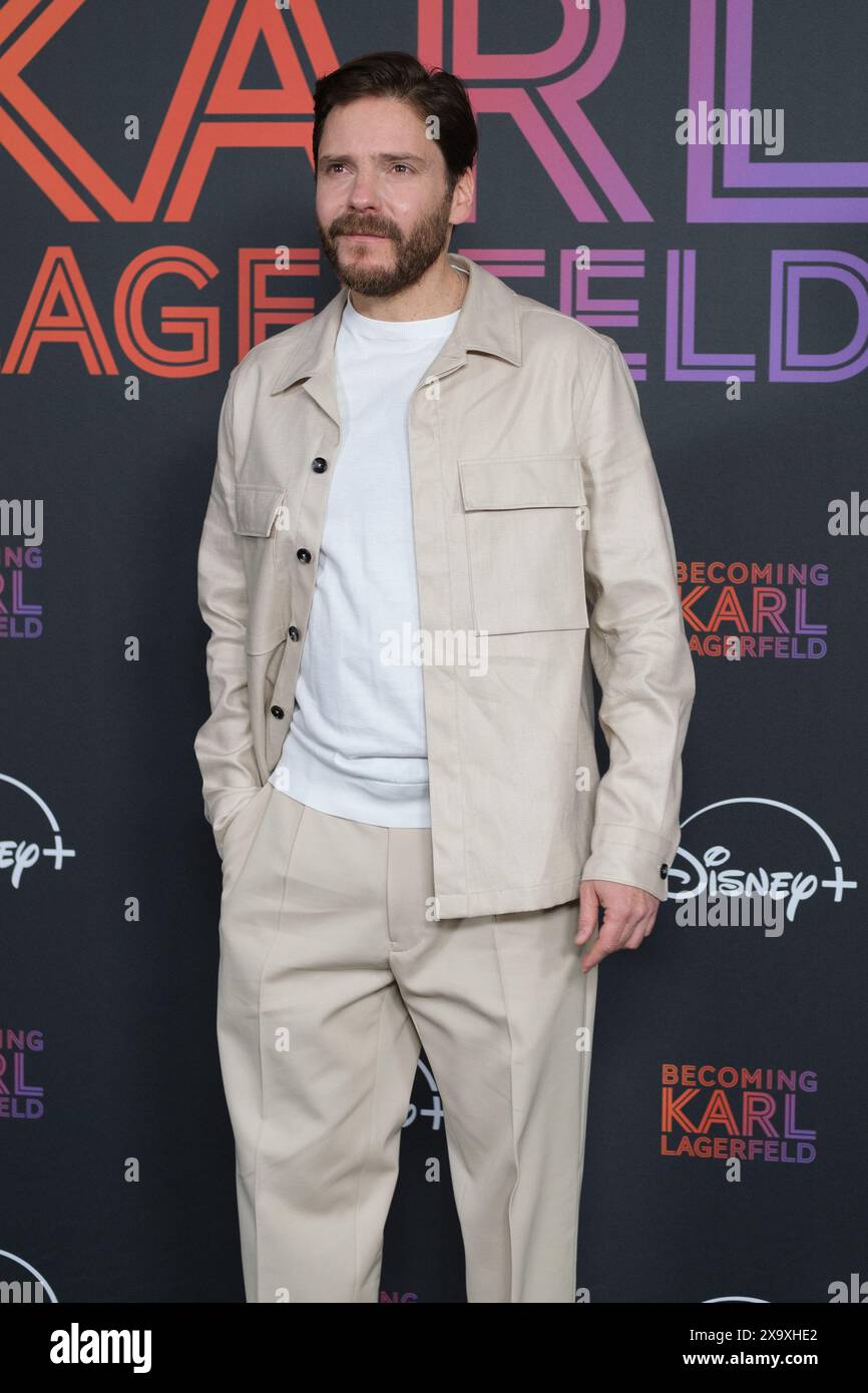Actor Daniel Bruhl attends to "Becoming Karl Lagerfeld" photocall at The Madrid Edition Hotel on ...