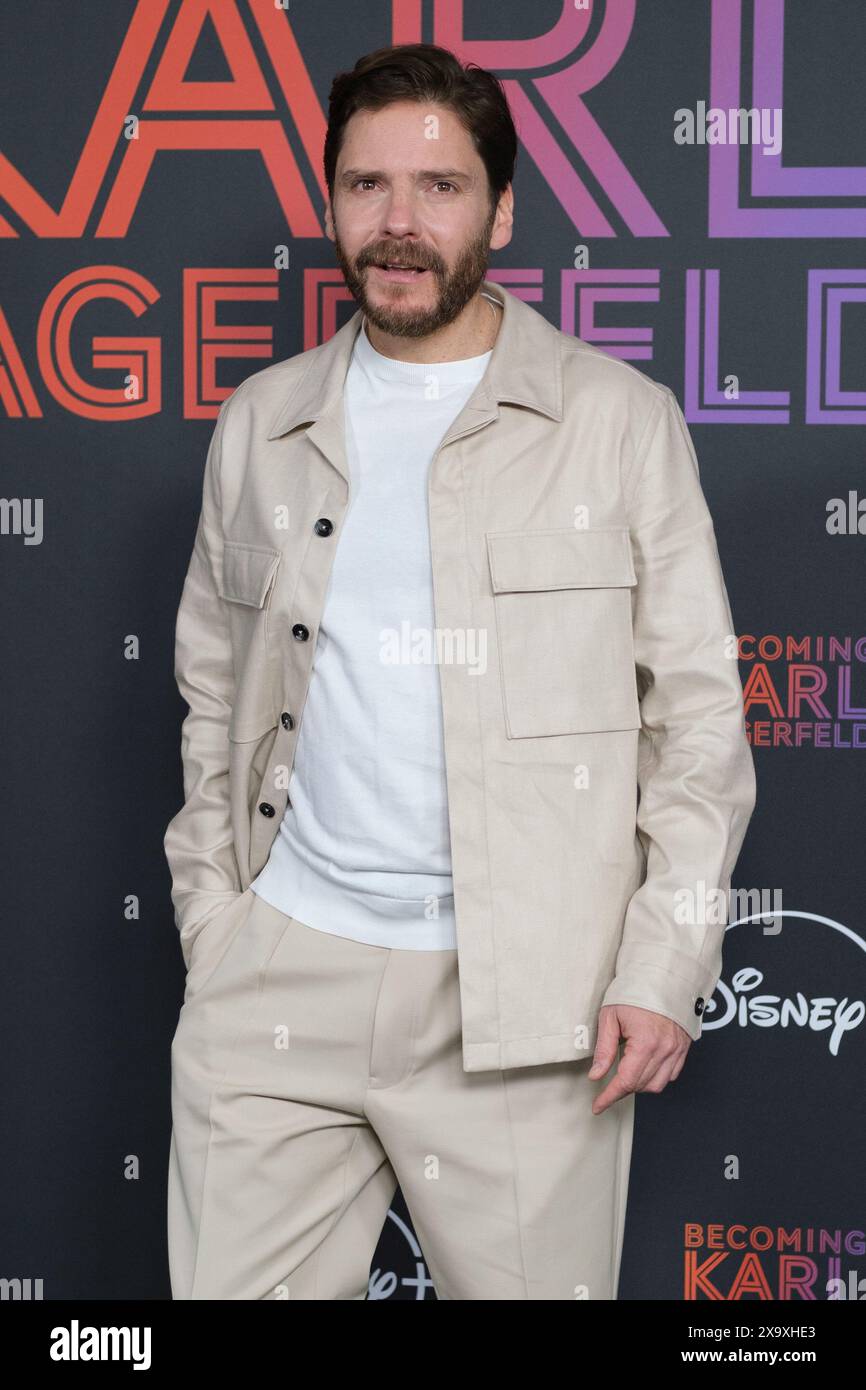 Actor Daniel Bruhl attends to "Becoming Karl Lagerfeld" photocall at The Madrid Edition Hotel on ...