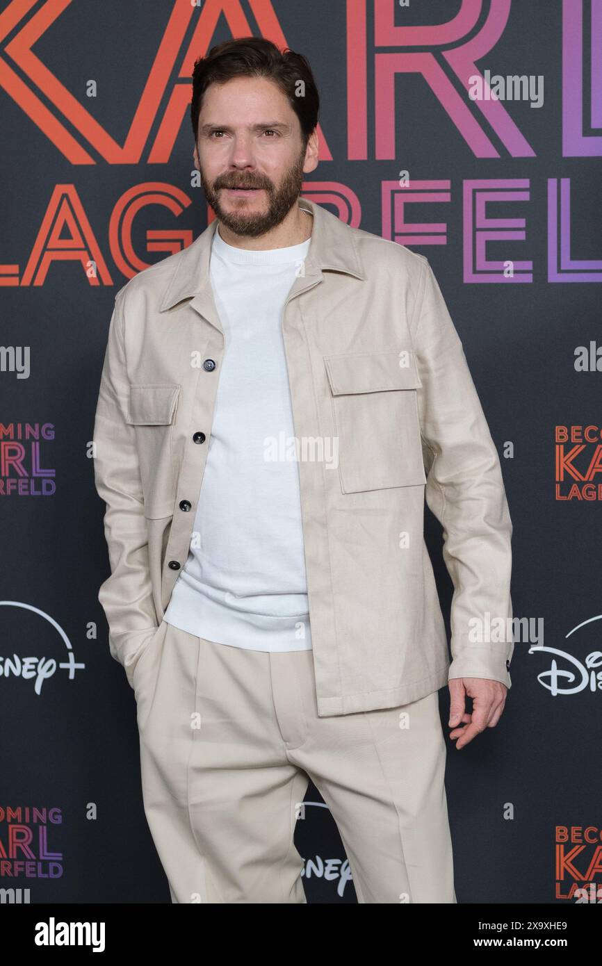 Actor Daniel Bruhl attends to "Becoming Karl Lagerfeld" photocall at ...