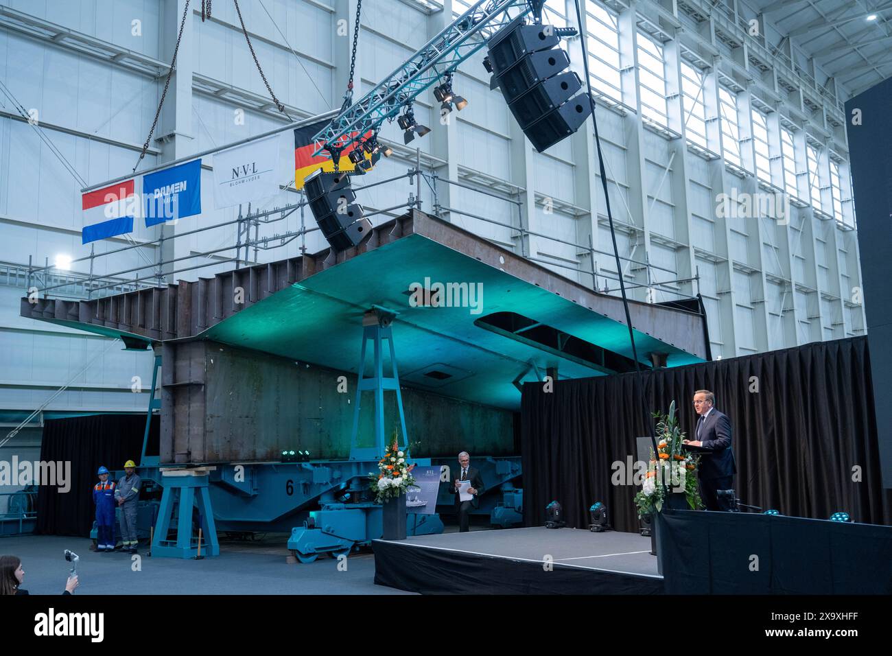 Wolgast, Germany. 03rd June, 2024. Boris Pistorius (SPD), Federal ...