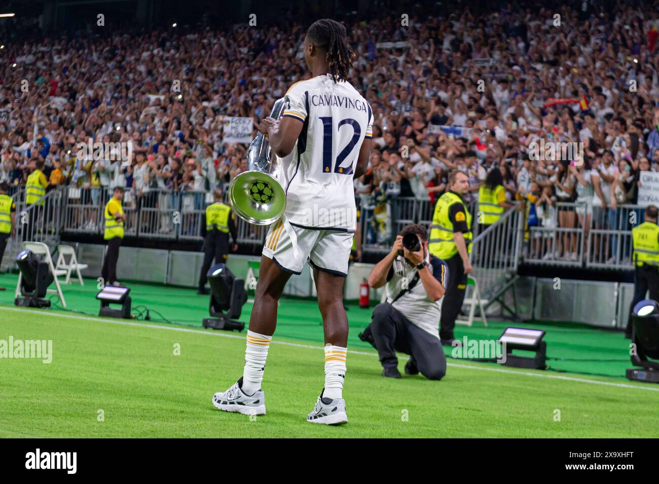 Madrid, Madrid, Spain. 2nd June, 2024. Eduardo Camavinga of Real Madrid ...