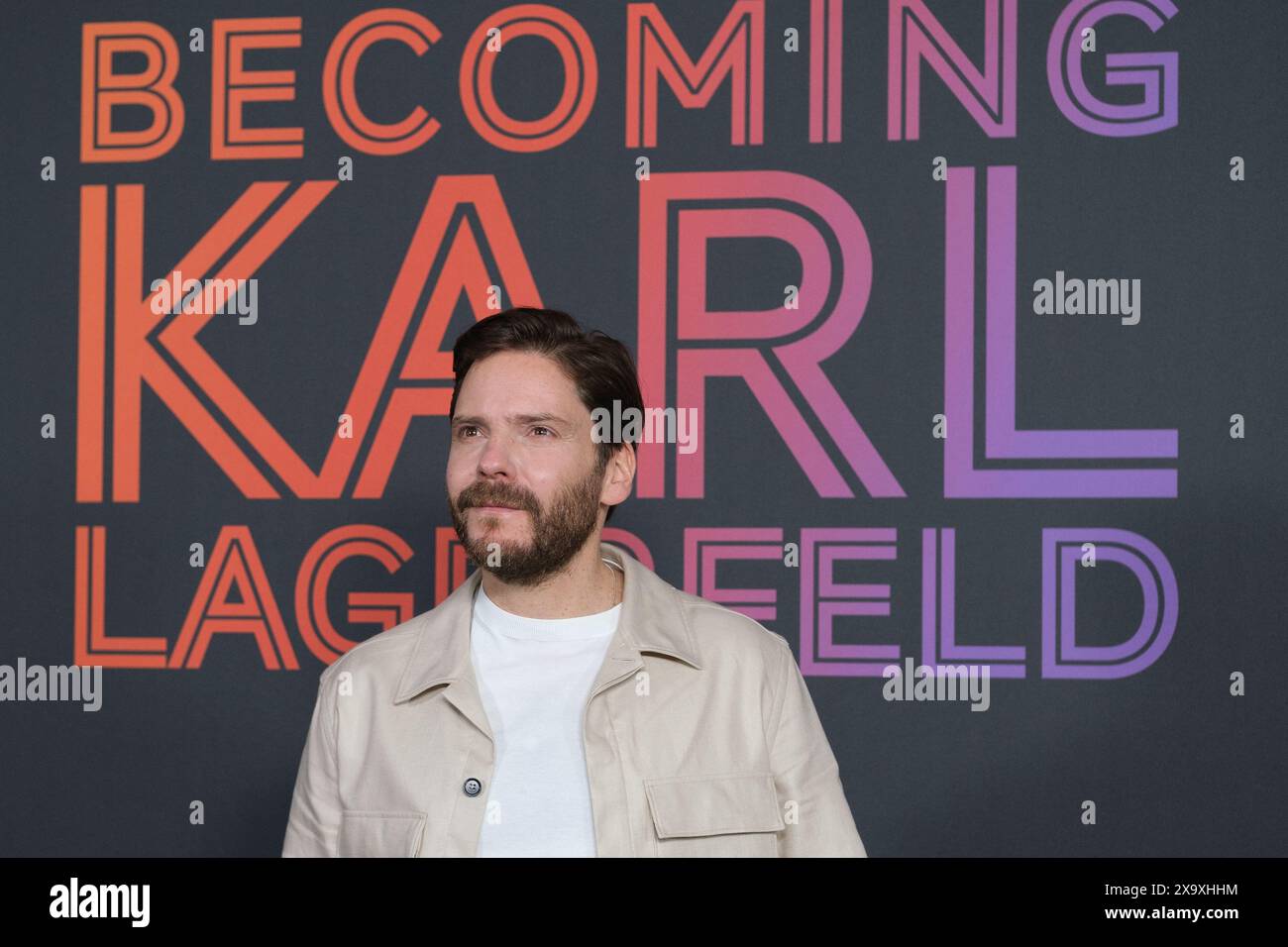 Actor Daniel Bruhl attends to "Becoming Karl Lagerfeld" photocall at The Madrid Edition Hotel on ...