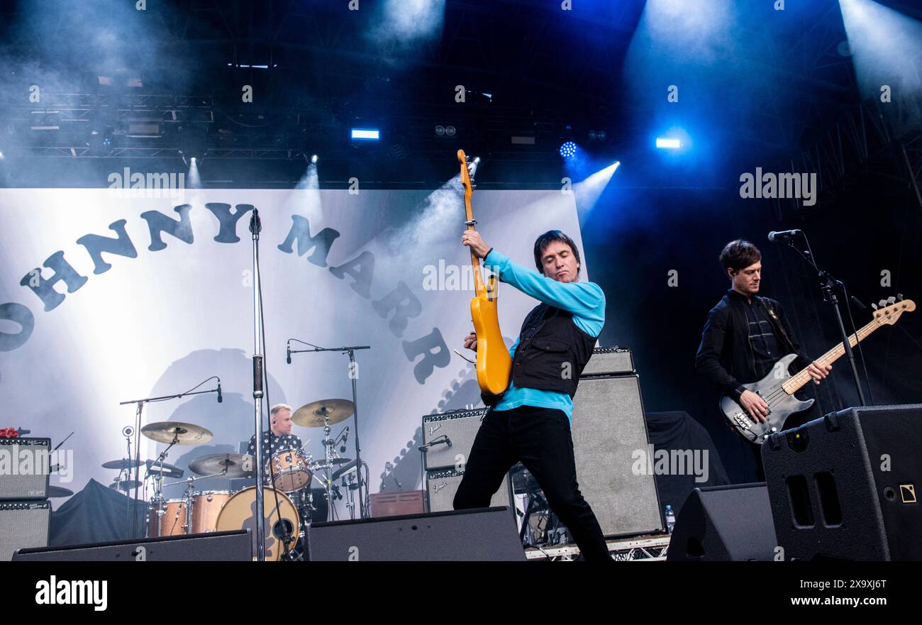 Singer songwriter and guitarist and former member of The Smiths Johnny ...