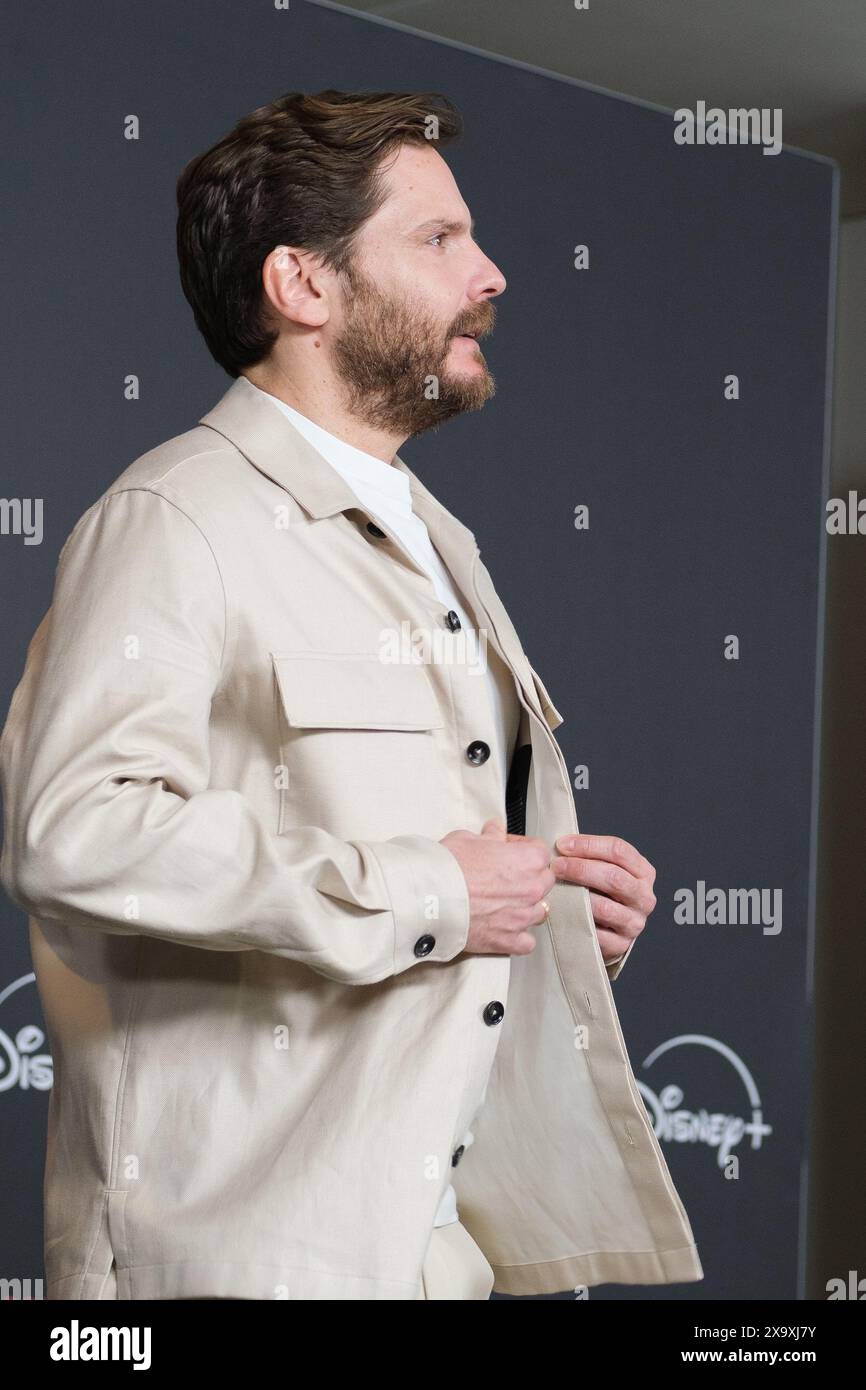 Actor Daniel Bruhl attends to "Becoming Karl Lagerfeld" photocall at ...