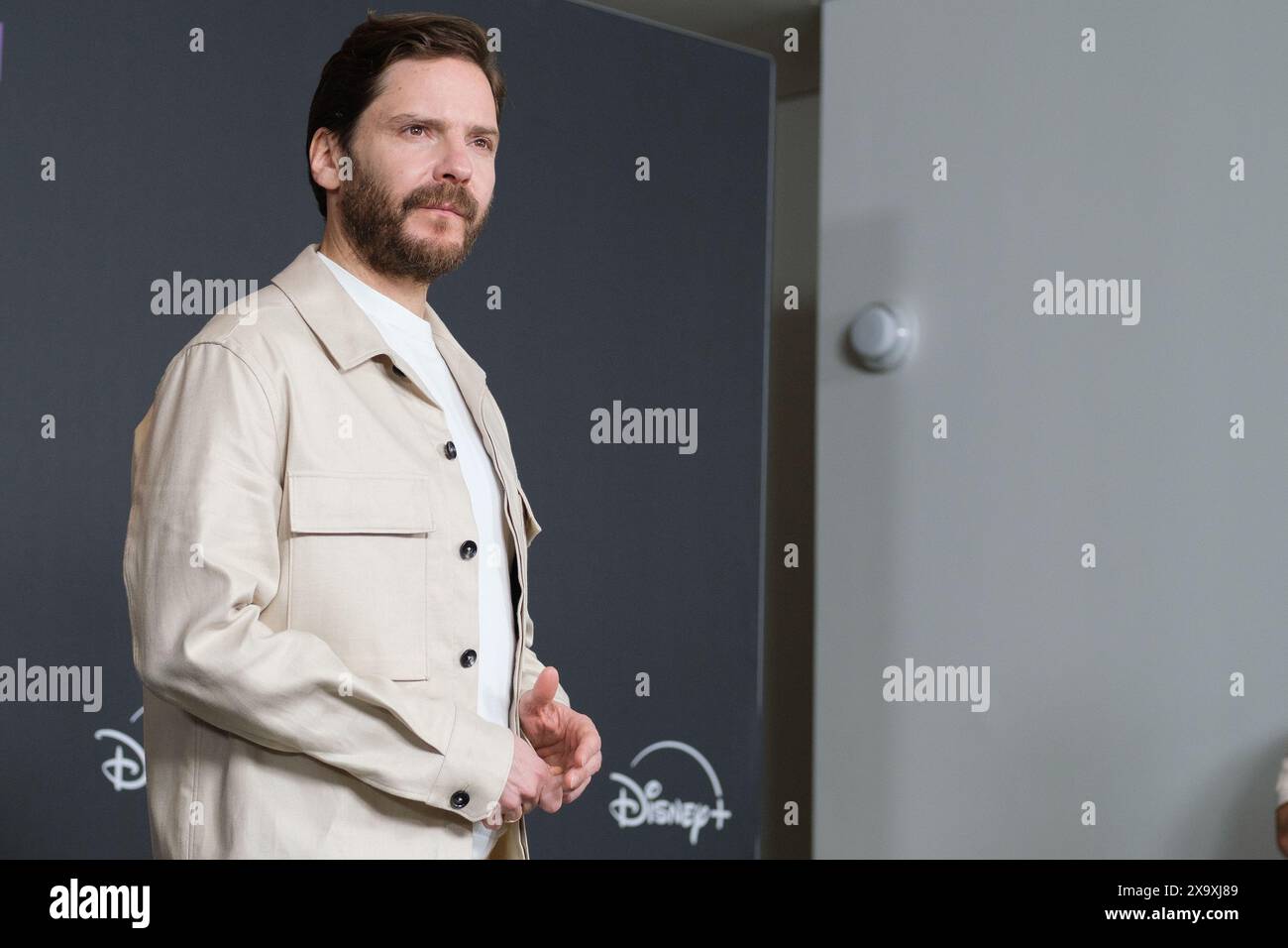 Actor Daniel Bruhl attends to "Becoming Karl Lagerfeld" photocall at ...