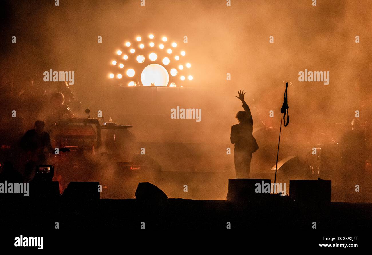 Frontman and vocalist of famous British band Pulp Jarvis Cocker ...