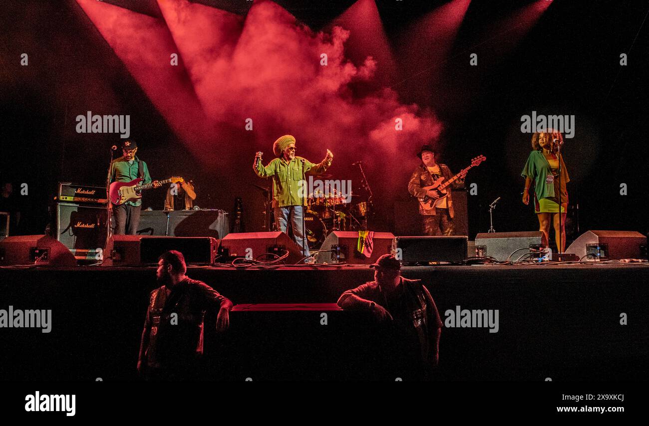 Don Letts and his band Rebel Dread playing live at the Latitude ...